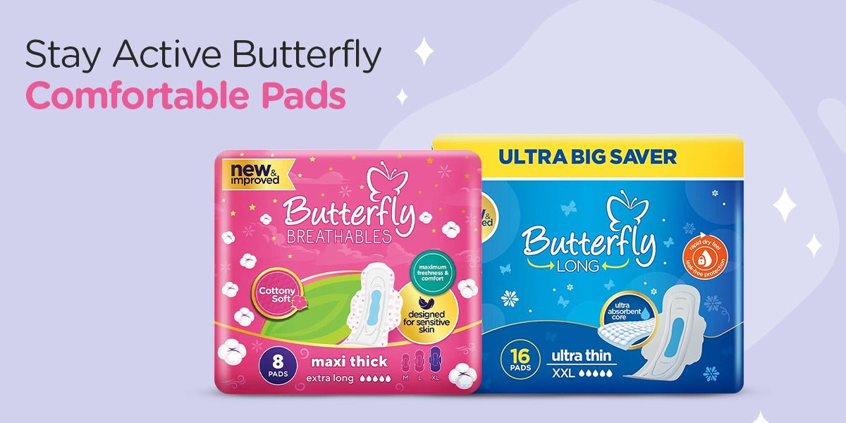 Stay Active: How Butterfly Comfortable Pads Enhance Ease During Sports ...