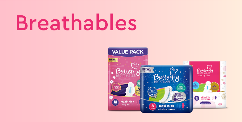 Premium Panty Liners and best sanitary pads in pakistan – Butterfly ...