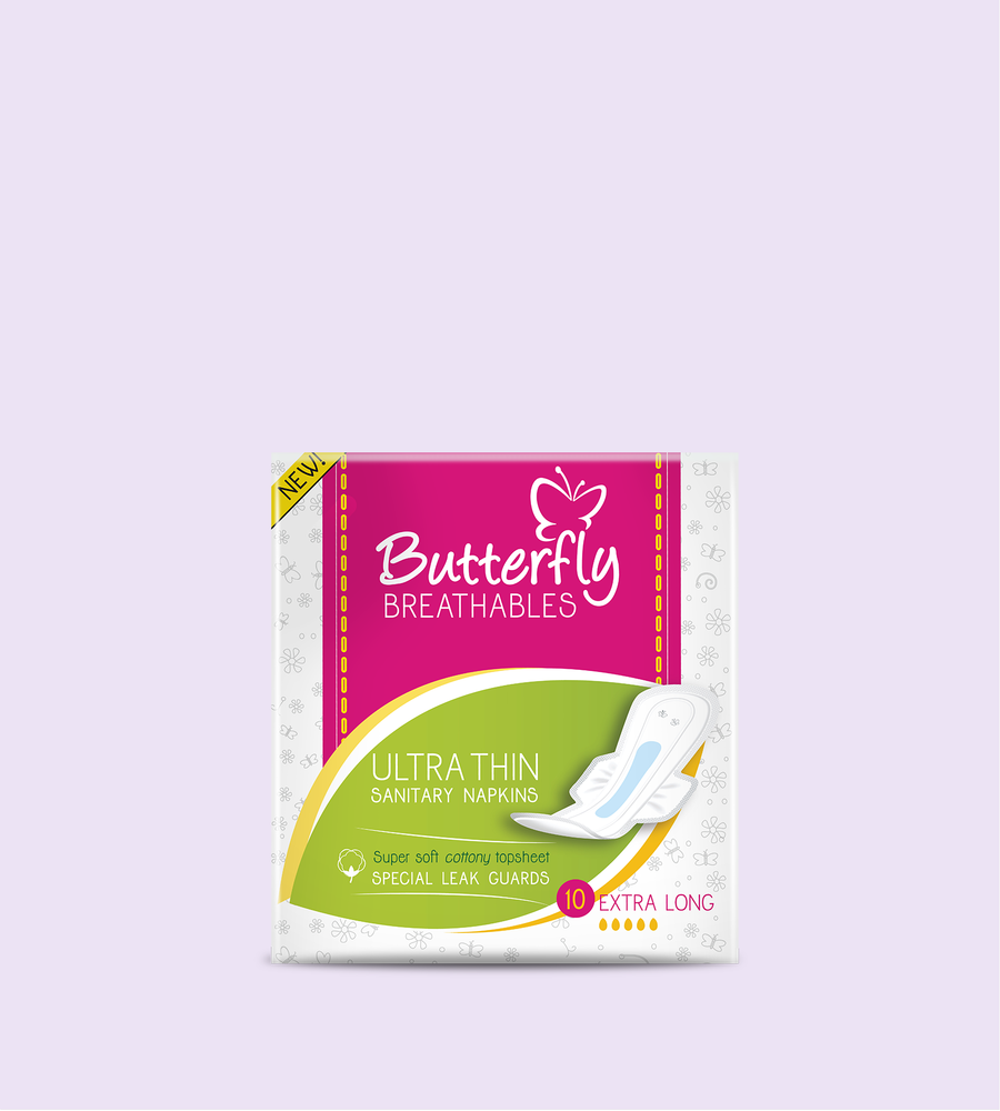 Best Sanitary Breathable Pads for Sensitive Skin – Butterfly Pakistan