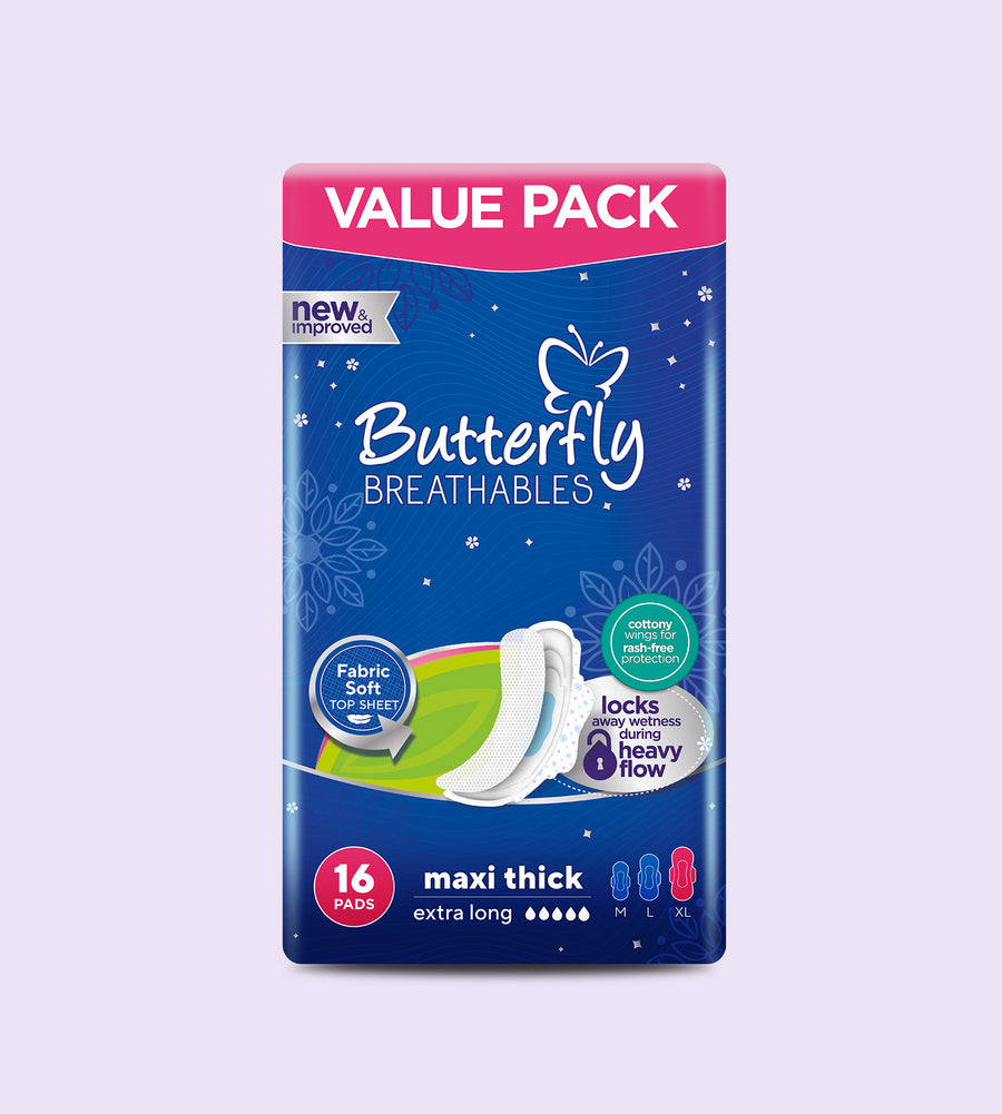 Best Sanitary Breathable Pads for Sensitive Skin – Butterfly Pakistan